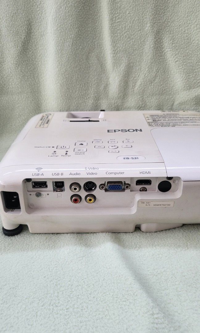 EPSON EB S31 PROJECTOR 3200 LUMENS HEAVY DUTY SUPER BRIGHT DISPLAY, TV ...