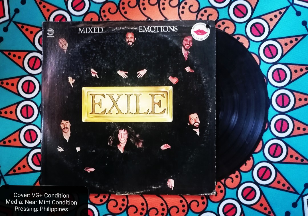 Exile Mixed Emotions Vinyl Record Original Vinyl Records Vintage Vinyls ...