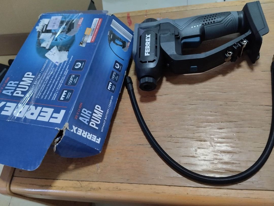 Ferrex Air Pump, Furniture & Home Living, Outdoor Furniture on Carousell