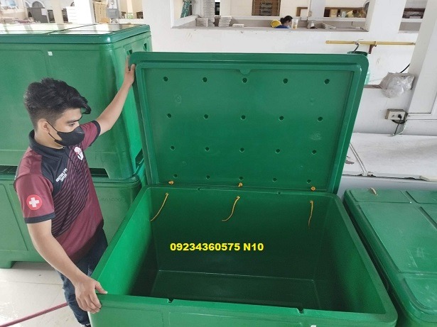 Fiber Plastic Cooler box chest box Fish Frozen Box 620L on Carousell