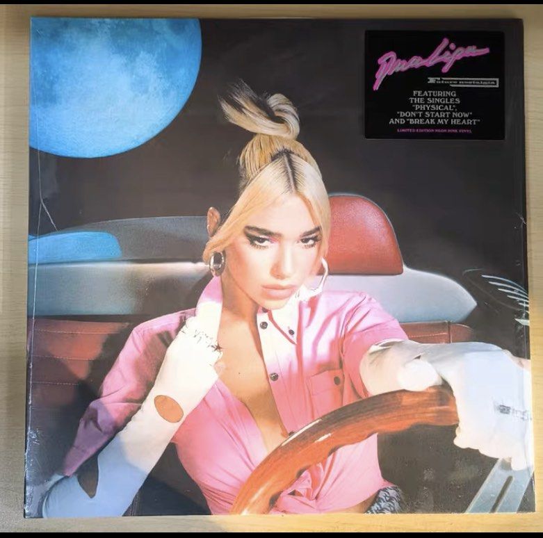 Free shipping Dua Lipa Future Nostalgia Pink coloured Vinyl, Hobbies & Toys, Music & Media, CDs ...