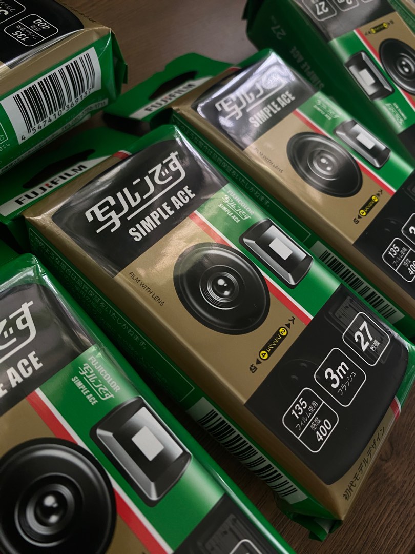 Fujifilm Simple Ace ISO 400 Disposable, Photography, Cameras on Carousell