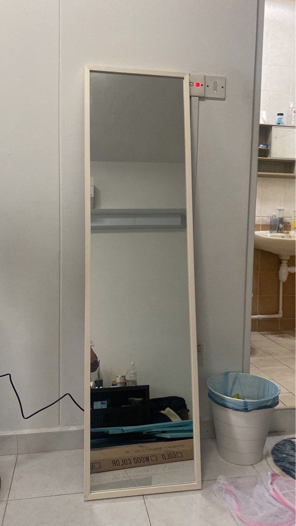 Full body mirror 40x150cm (only used for 1 month), Furniture & Home ...