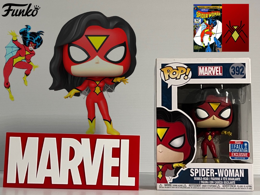 Funko POP! SPIDER-WOMAN #392, Hobbies & Toys, Toys & Games on Carousell