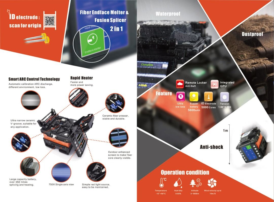 Comway C6s Fusion Splicer Machine, Commercial & Industrial ...