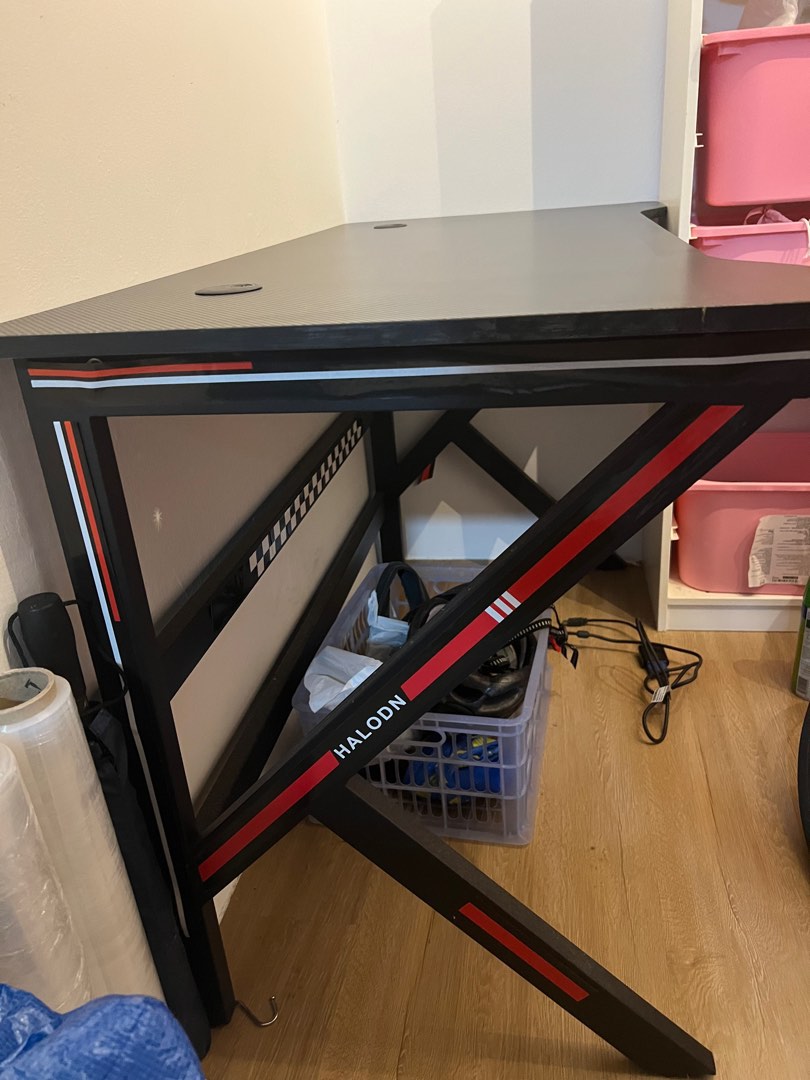 Gaming table desktop study desk, Furniture & Home Living, Furniture ...