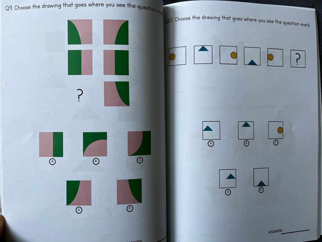 GEP selection test - IQ puzzles from Gifted & talented Education ...