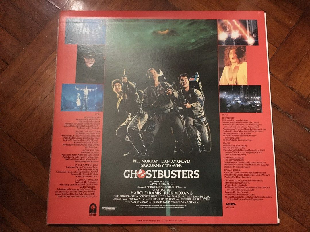 Ghostbusters ost LP, 興趣及遊戲, 音樂、樂器 & 配件, 音樂與媒體 - 黑膠碟 - Carousell