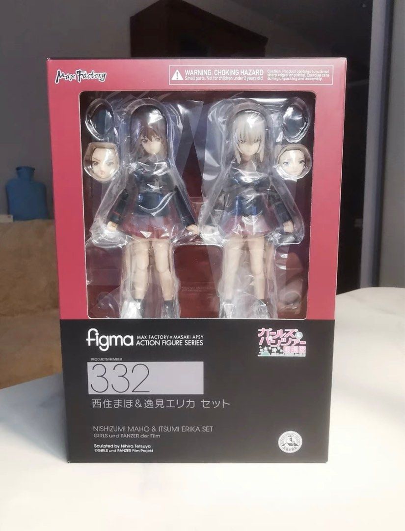GIRLS UND PANZER FIGMA 332 MAHO NISHIZUMI & ERIKA ITSUMI SET, Hobbies & Toys, Toys & Games on ...