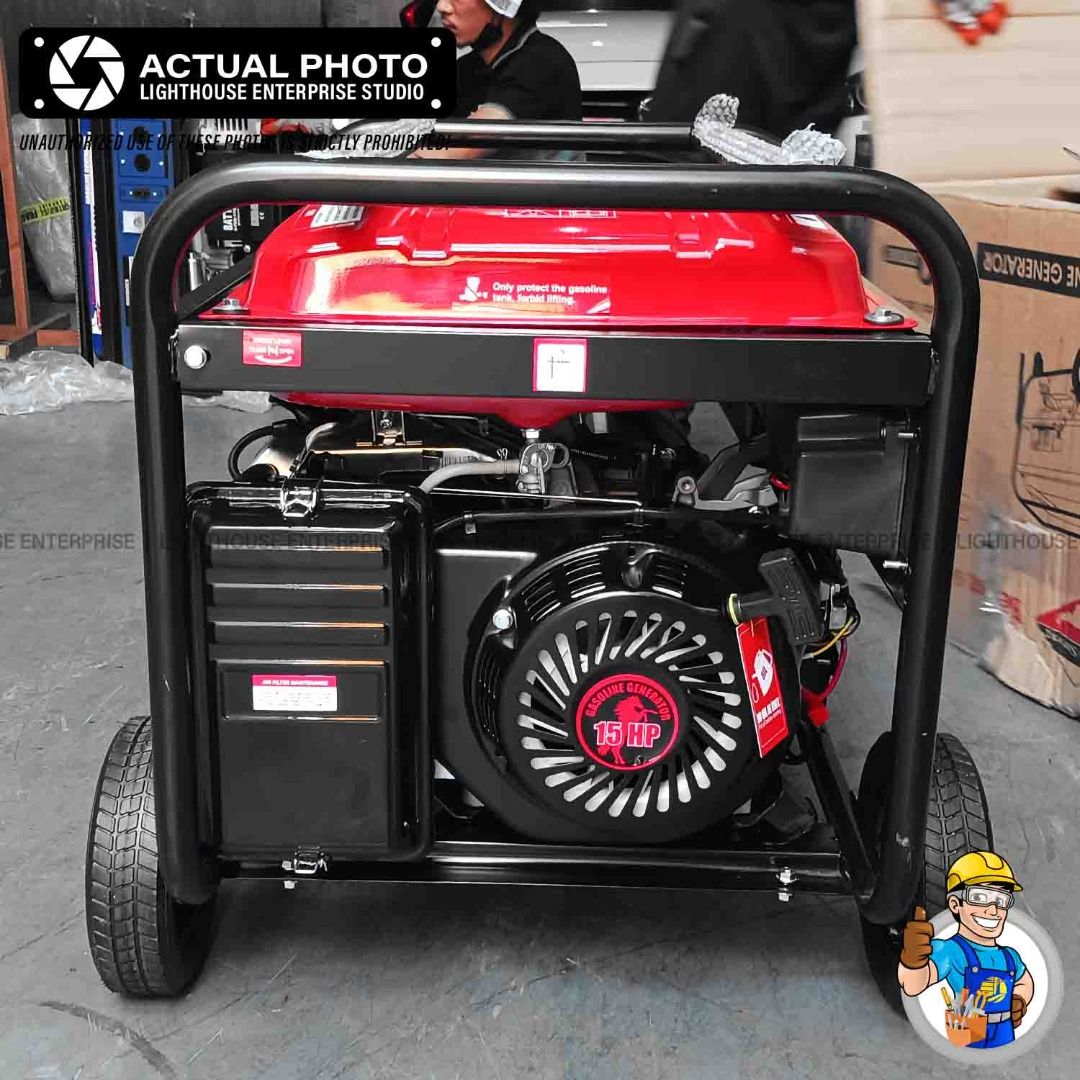 GOLDEN HORSE 6500W Gasoline Single Phase Generator (GH6500ES ...