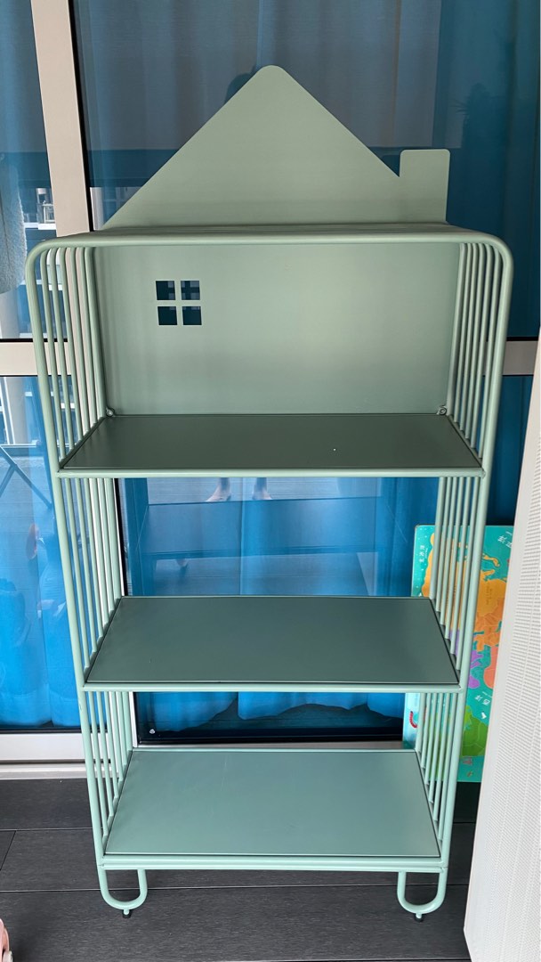 Gorgeous metal house shapes book rack, Furniture & Home Living ...