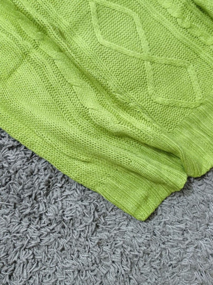 GREEN KNITWEAR KIMORA KEI, Fesyen Wanita, Pakaian Wanita, Baju Luaran ...