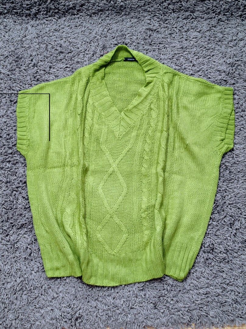 GREEN KNITWEAR KIMORA KEI, Fesyen Wanita, Pakaian Wanita, Baju Luaran ...