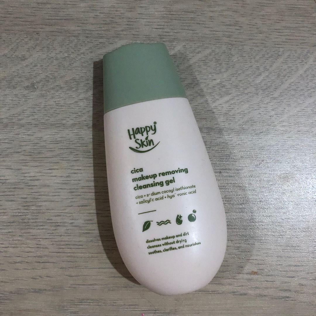 Happy Skin Cica Makeup Removing Cleansing Gel, Beauty & Personal Care ...