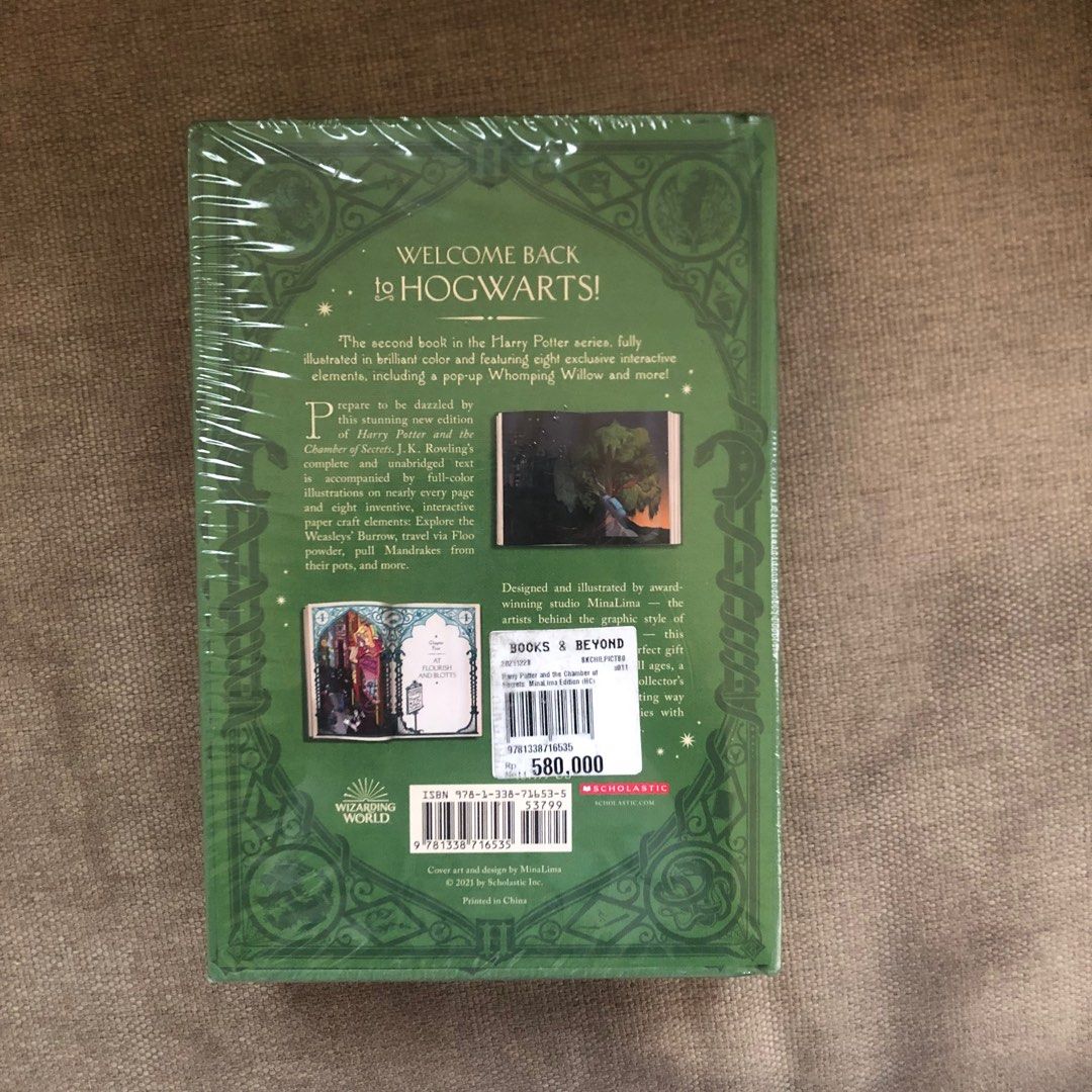 Harry Potter Minalima edition buku 1 & 2 on Carousell