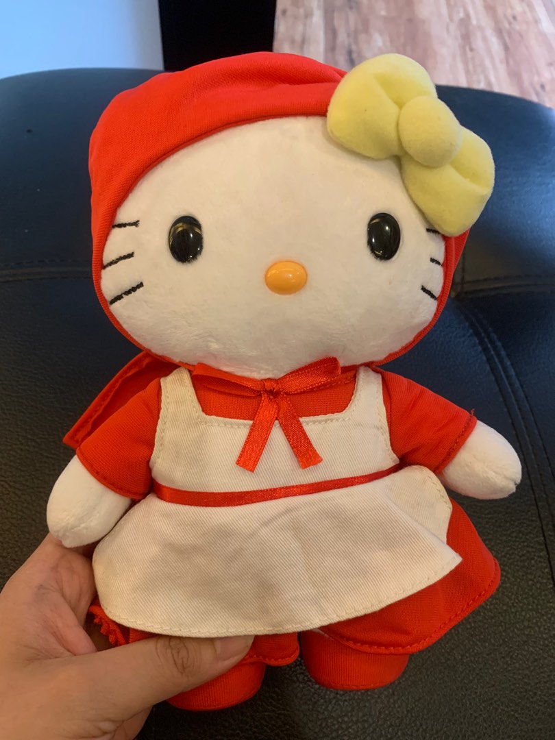 Hello Kitty Red Riding Hood Handmaiden Plush on Carousell