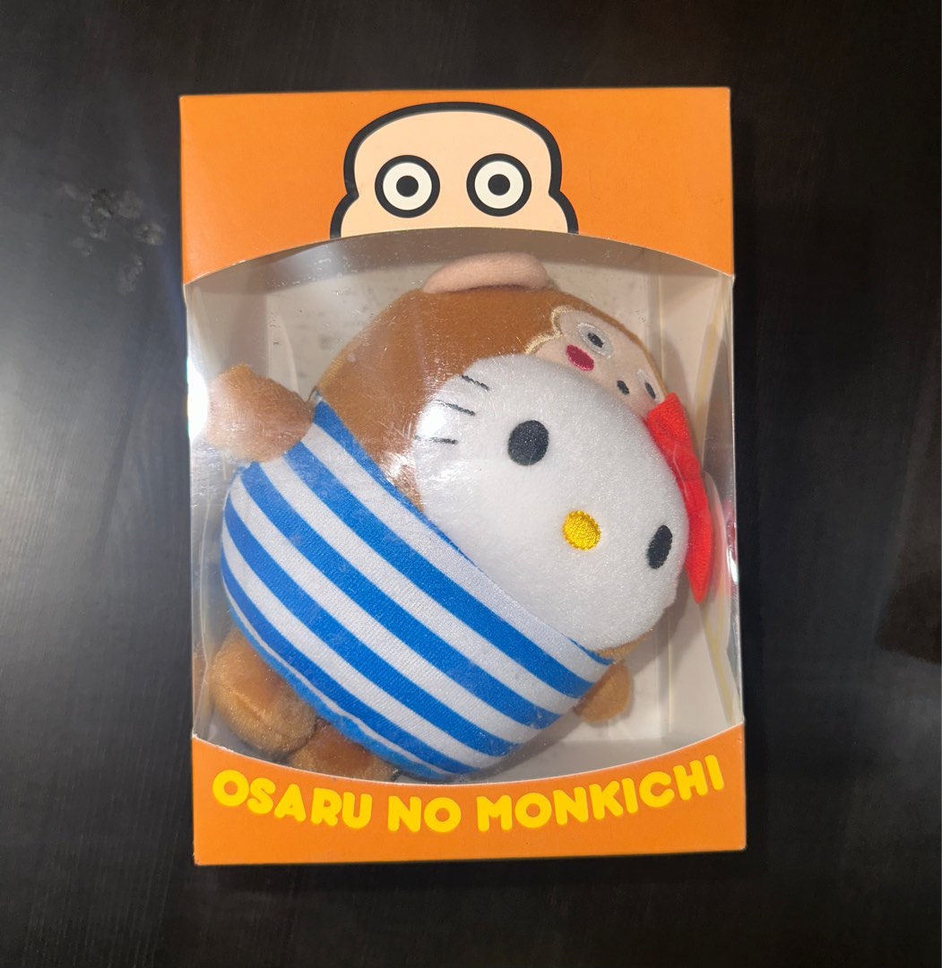Hello Kitty x Sanrio 2015麥當勞公仔 monkichi, 興趣及遊戲, 玩具 & 遊戲類 - Carousell