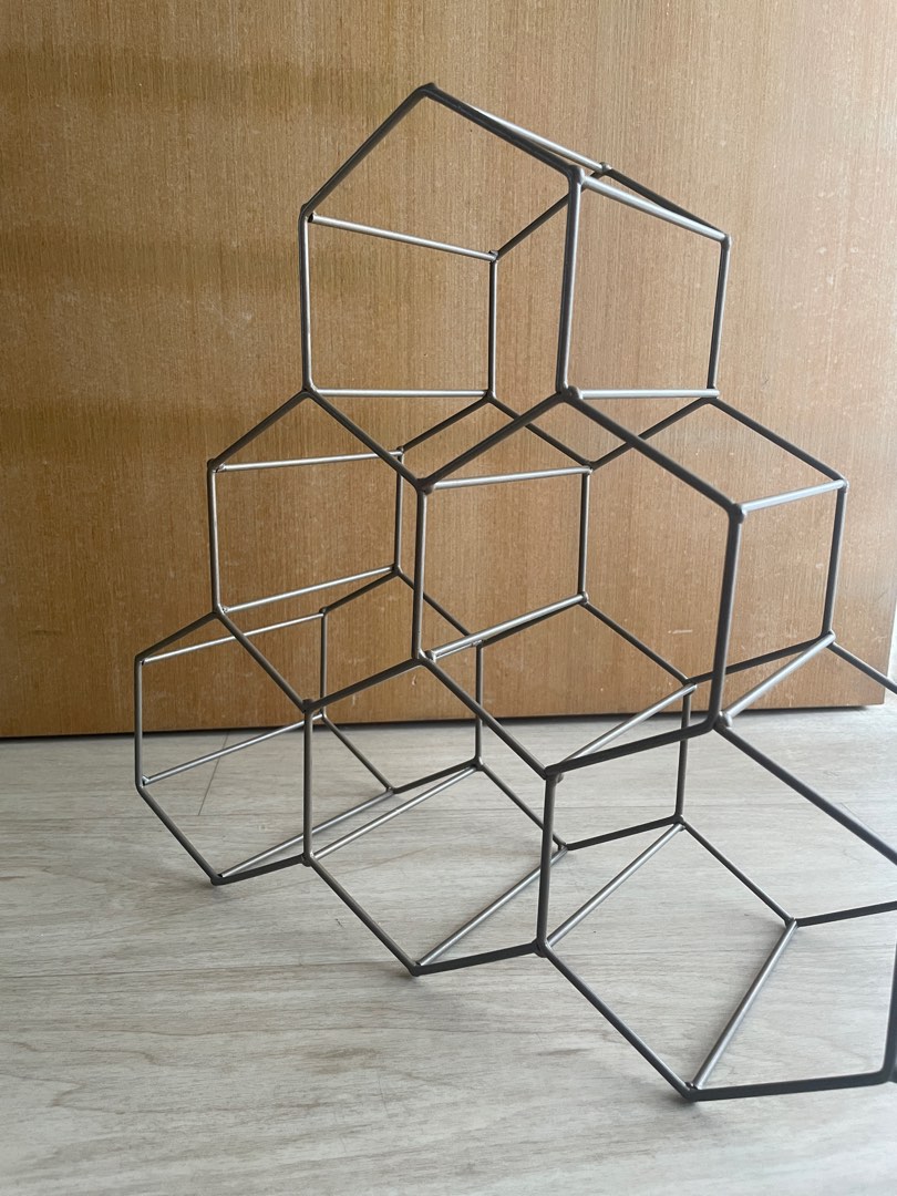 HEXAGON WINE RACK, Furniture & Home Living, Home Decor, Other Home ...