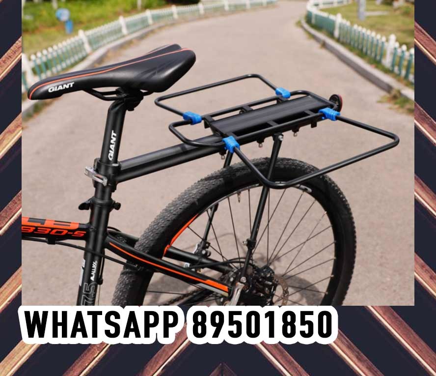 High Strength Heavy Duty Bike Rear Rack with Reflector for Mountain and ...