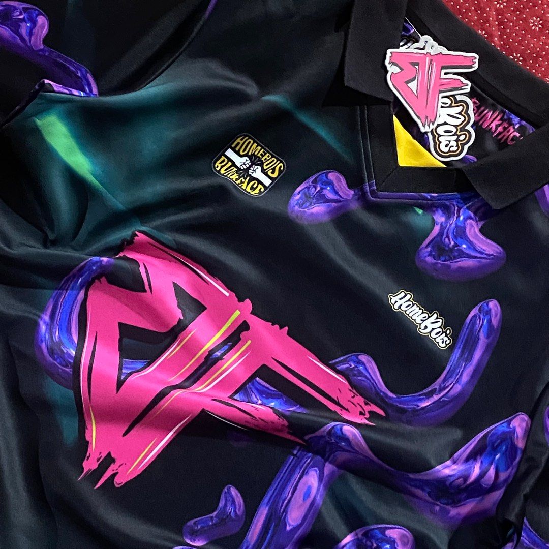 HOMEBOIS X BUNKFACE BLACK, Men's Fashion, Tops & Sets, Tshirts & Polo ...