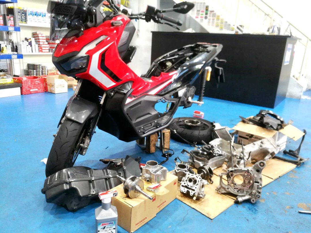 Honda Adv150 Overhaul, Motorcycles, Motorcycle Accessories on Carousell
