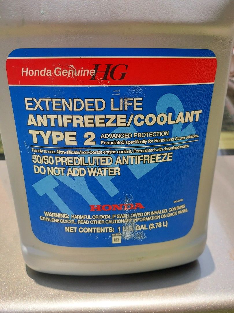 Honda Coolant Type 2 (Blue), Car Accessories, Accessories on Carousell