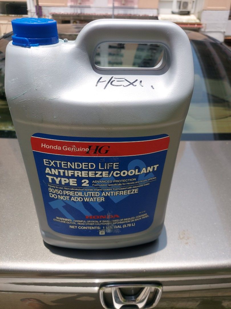 Honda Coolant Type 2 (Blue), Car Accessories, Accessories on Carousell