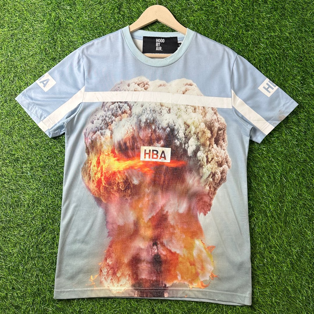 Hood by Air Atomic bomb tee on Carousell