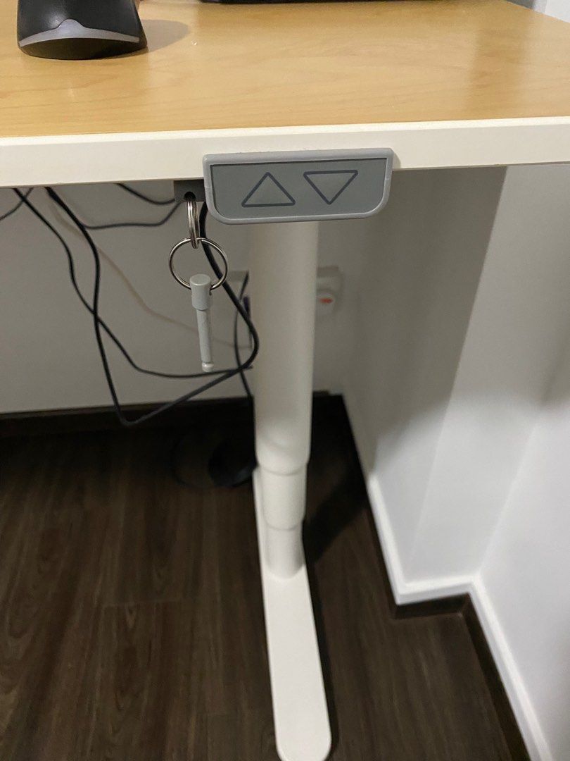 Ikea electric adjustable table, Furniture & Home Living, Furniture ...