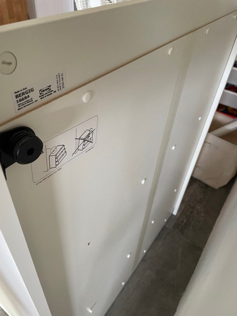 IKEA Bergig book display with storage, Furniture & Home Living ...