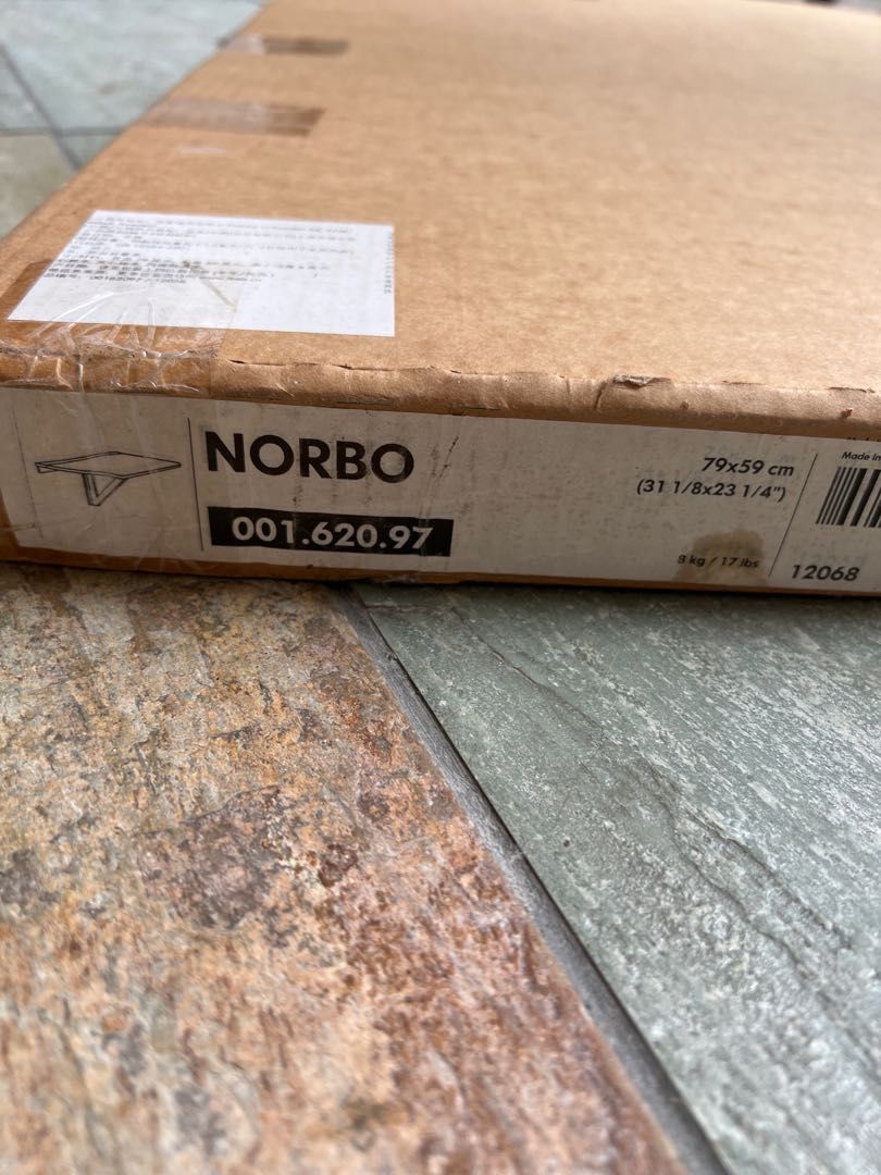 IKEA wall mounted table NORBO, Furniture & Home Living, Furniture ...