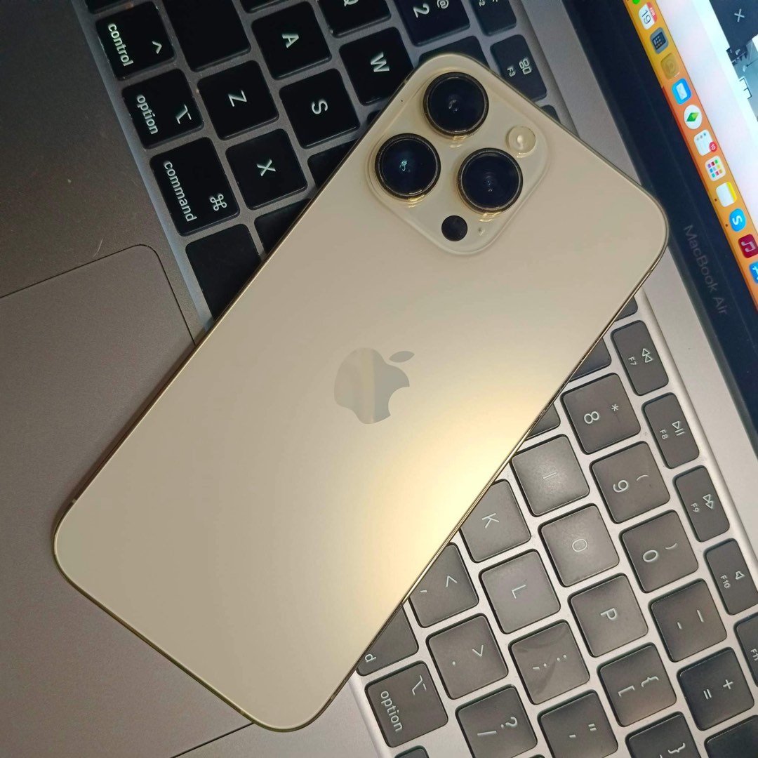 Iphone 14 Pro Max Gold 256gb Factory Unlocked, Mobile Phones & Gadgets ...