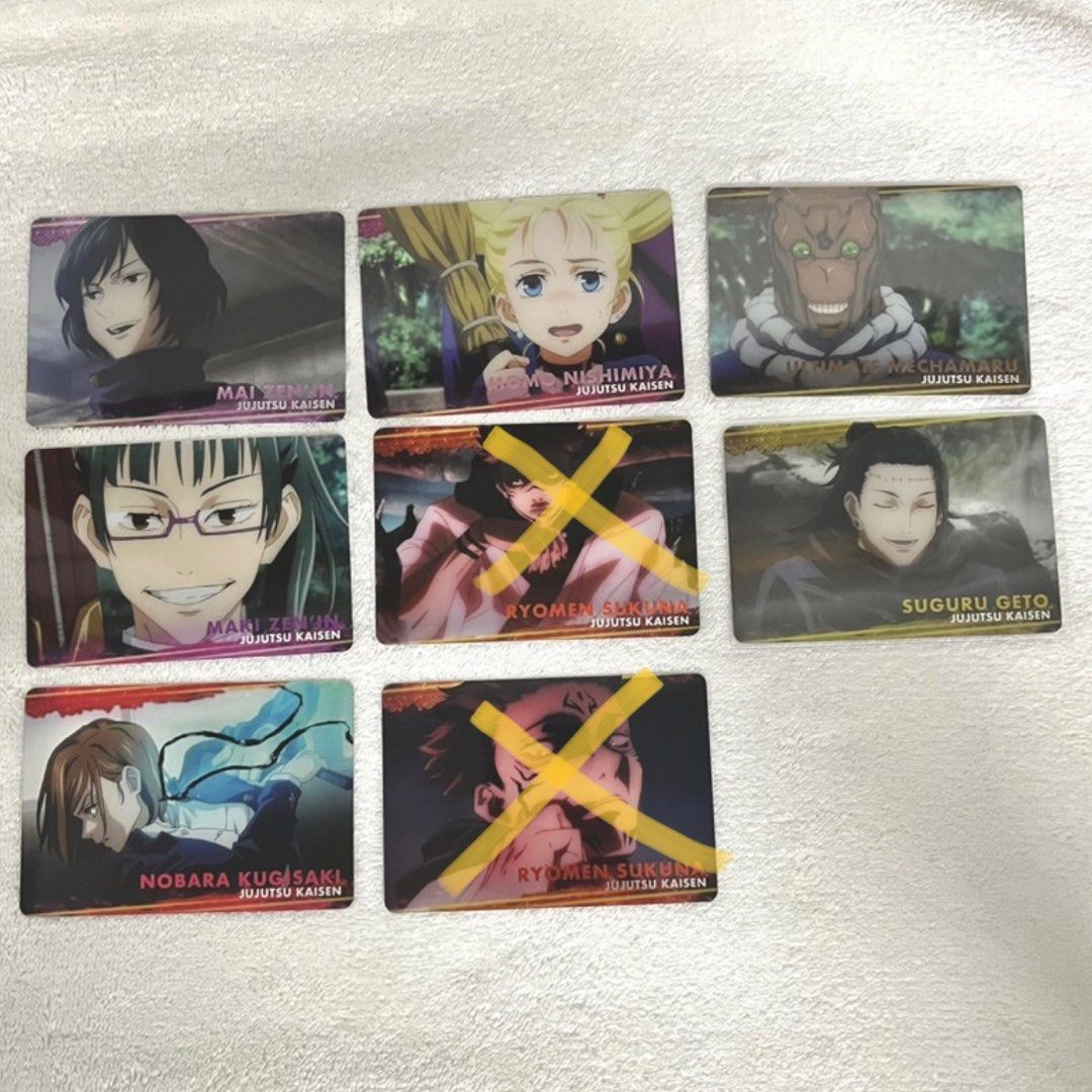JJK wafer card / jujutsu kaisen photocard, Hobbies & Toys, Collectibles ...