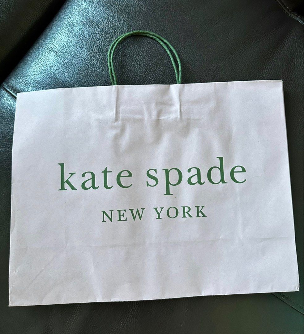 Kate Spade paper bag, Luxury, Bags & Wallets on Carousell
