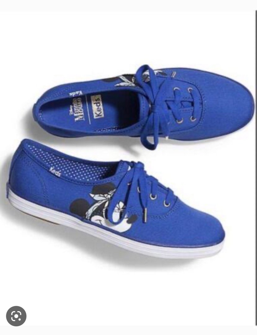 Keds Champion Minnie Mouse Face Blue on Carousell
