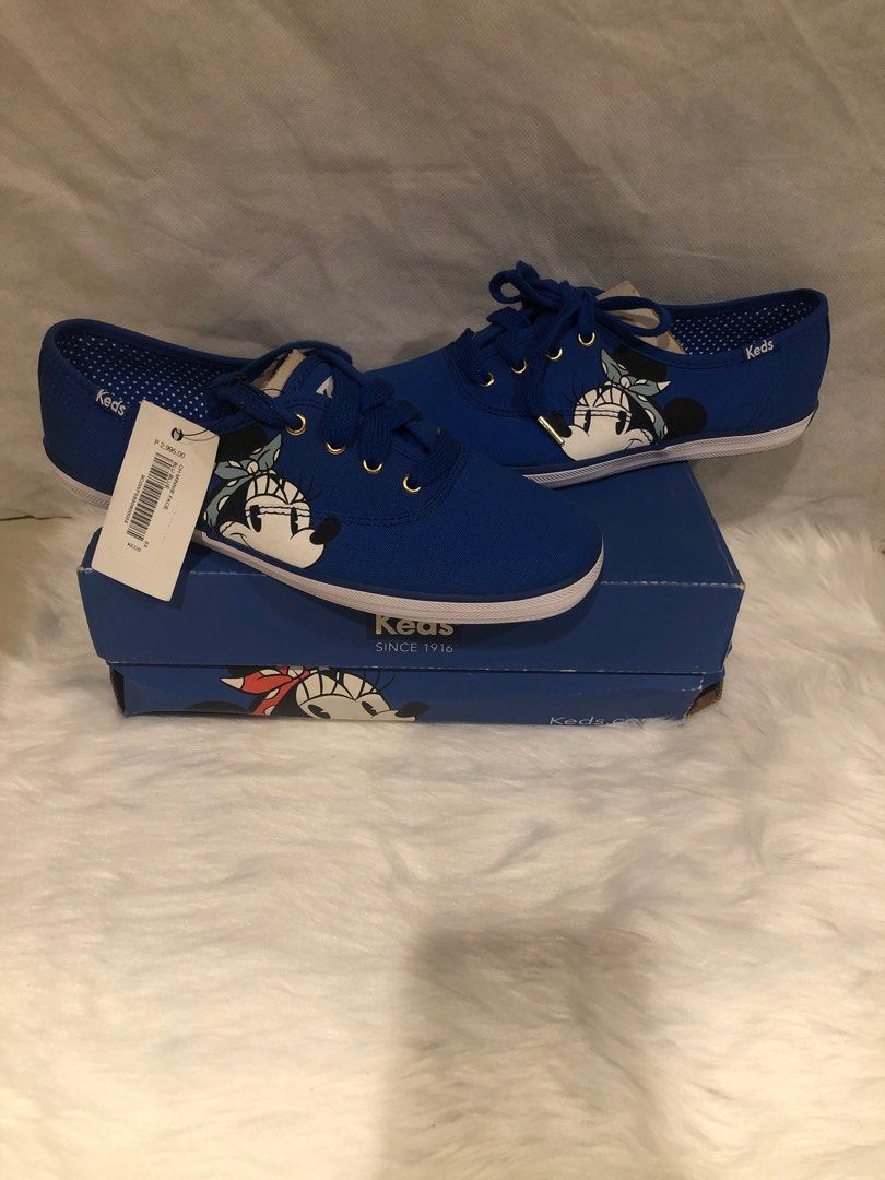 Keds Champion Minnie Mouse Face Blue on Carousell