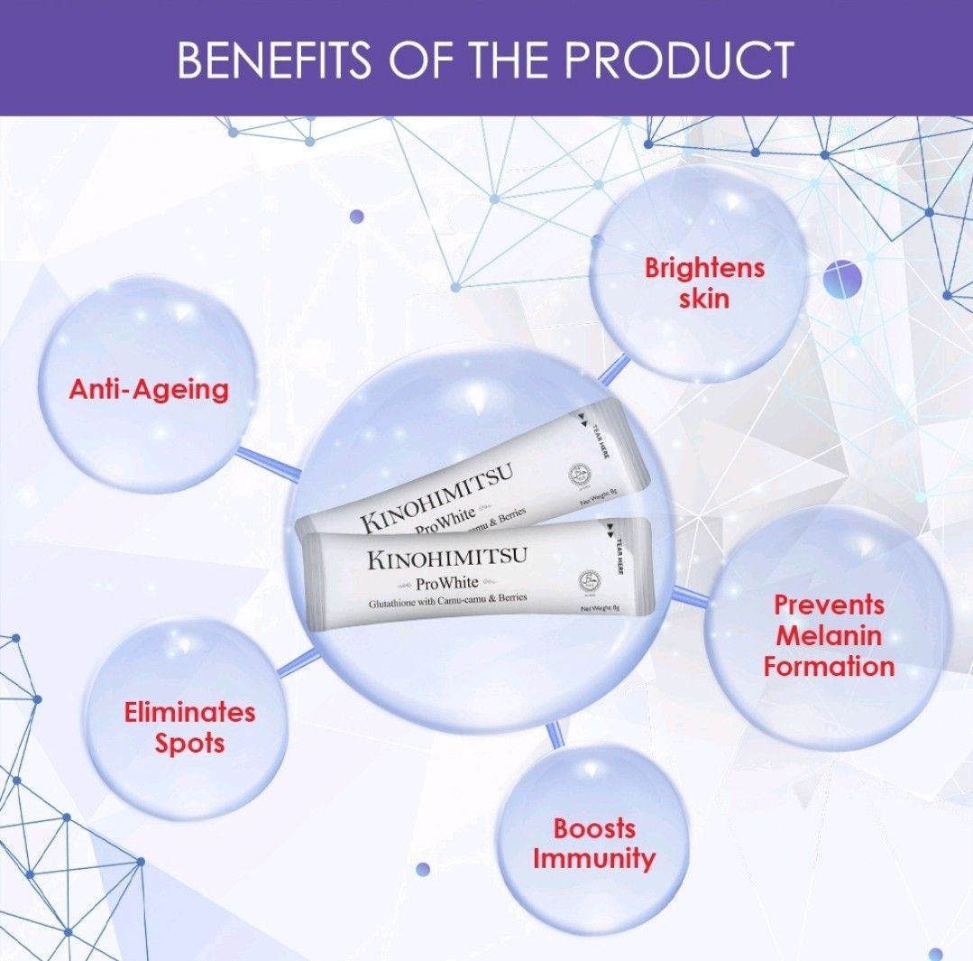 Kinohimitsu Prowhite/ 30 Sachets/ Expire 2025, Health & Nutrition ...