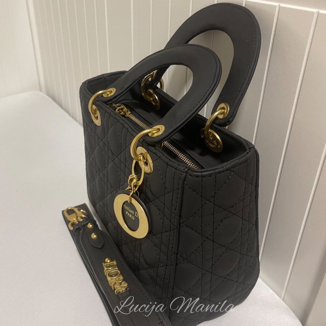 Lady Dior Matte Black (Gold hardware) on Carousell