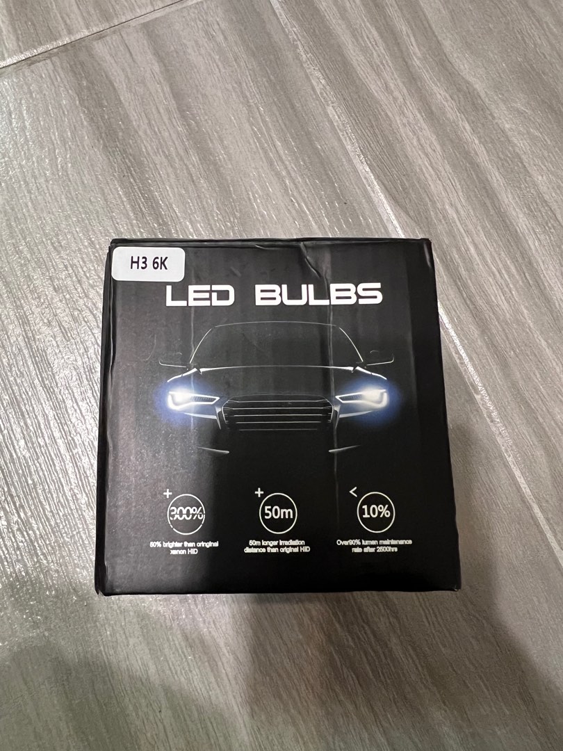 LED H3 6k, 汽車配件, 其他 - Carousell