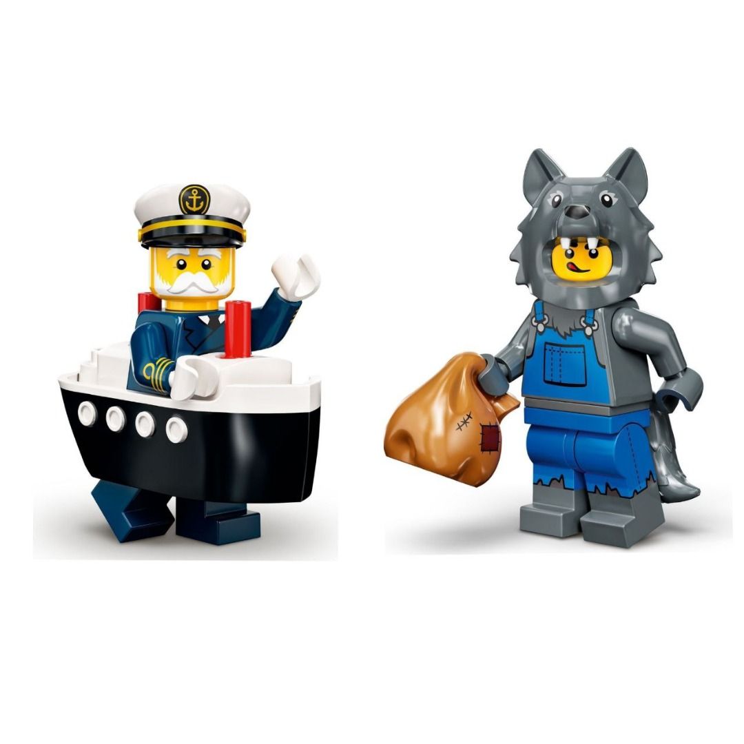LEGO Collectible Minifigure CMF Series 23 Wolf Costume and Ferry ...