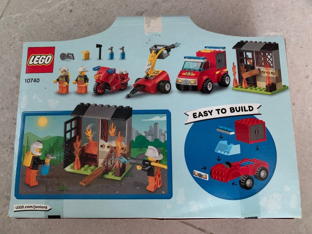 Lego Juniors Fire Station, Hobbies & Toys, Toys & Games on Carousell