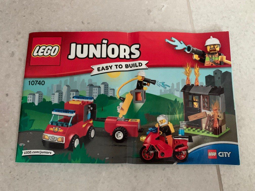 Lego Juniors Fire Station, Hobbies & Toys, Toys & Games on Carousell