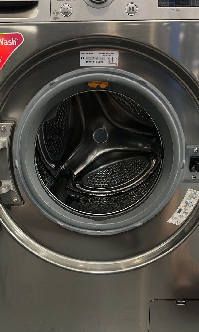 LG 9Kg Front Load Washer Machine ( TWC1409S2V), TV & Home Appliances, Washing Machines and ...