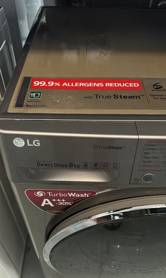 LG 9Kg Front Load Washer Machine ( TWC1409S2V), TV & Home Appliances, Washing Machines and ...