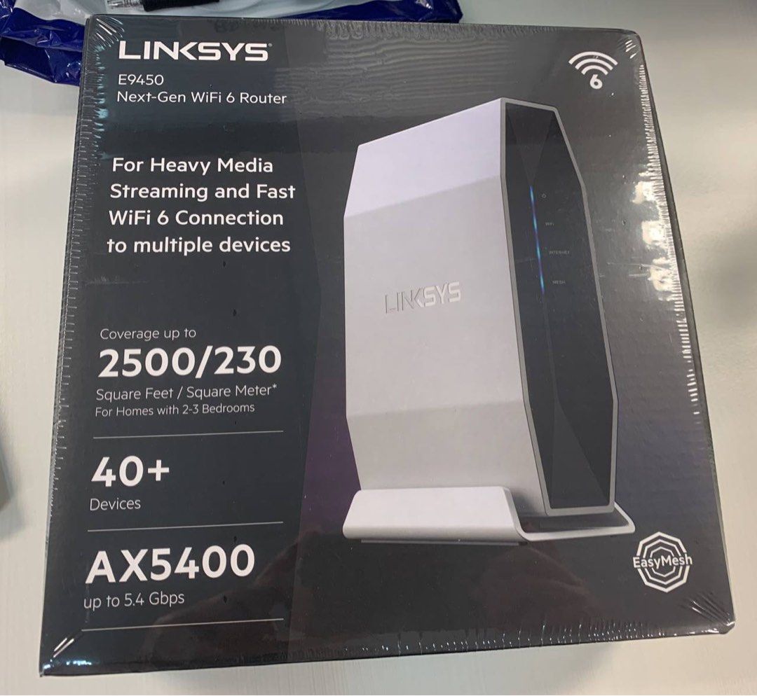 Linksys E9450 Next-Gen WiFi 6 Router, Computers & Tech, Parts ...