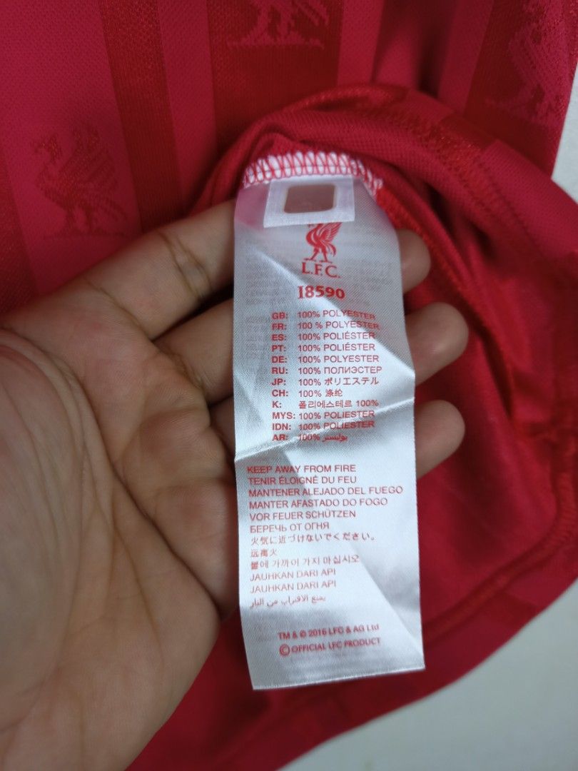 LIVERPOOL FOOTBALL CLUB - CANDY JERSEY, Luxury, Apparel on Carousell