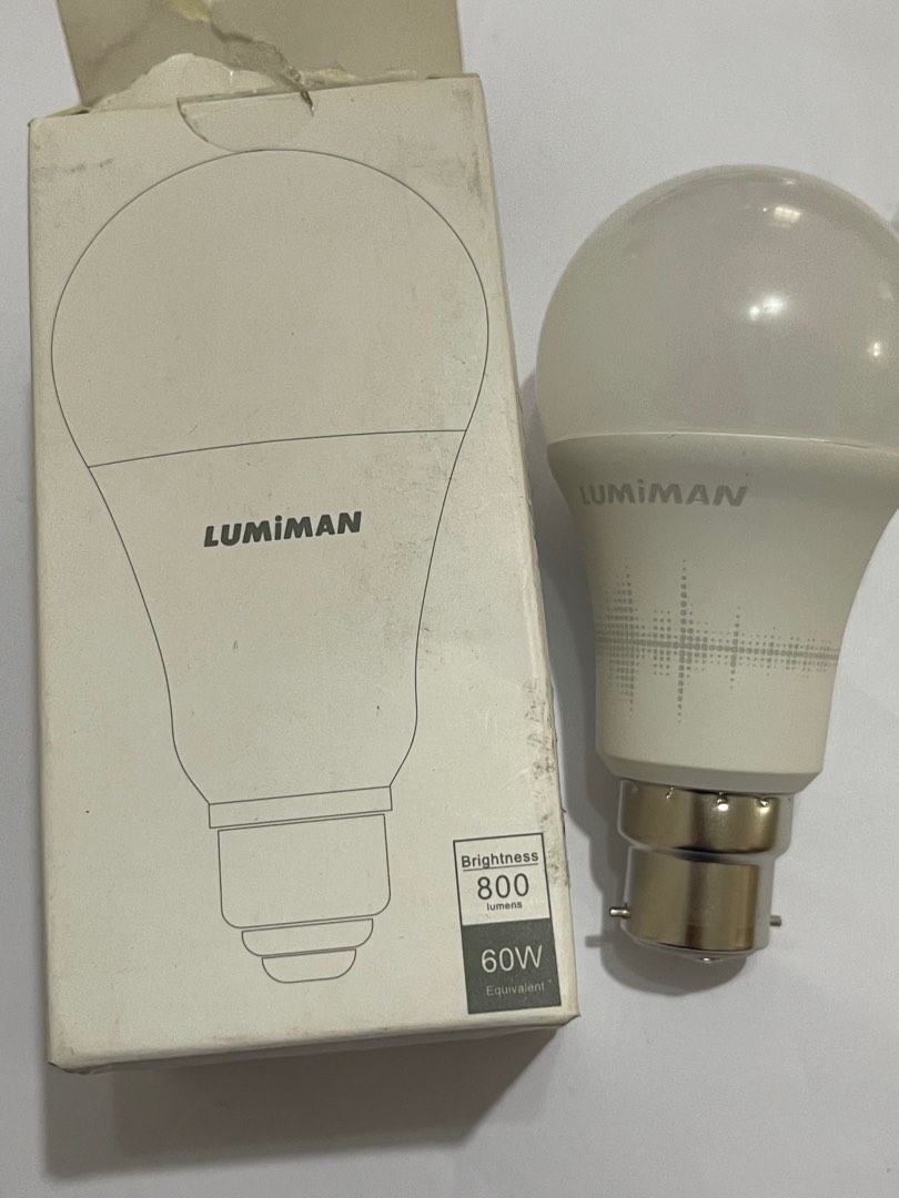 Lumiman Smart Bulb Tunable White, Furniture & Home Living, Lighting ...