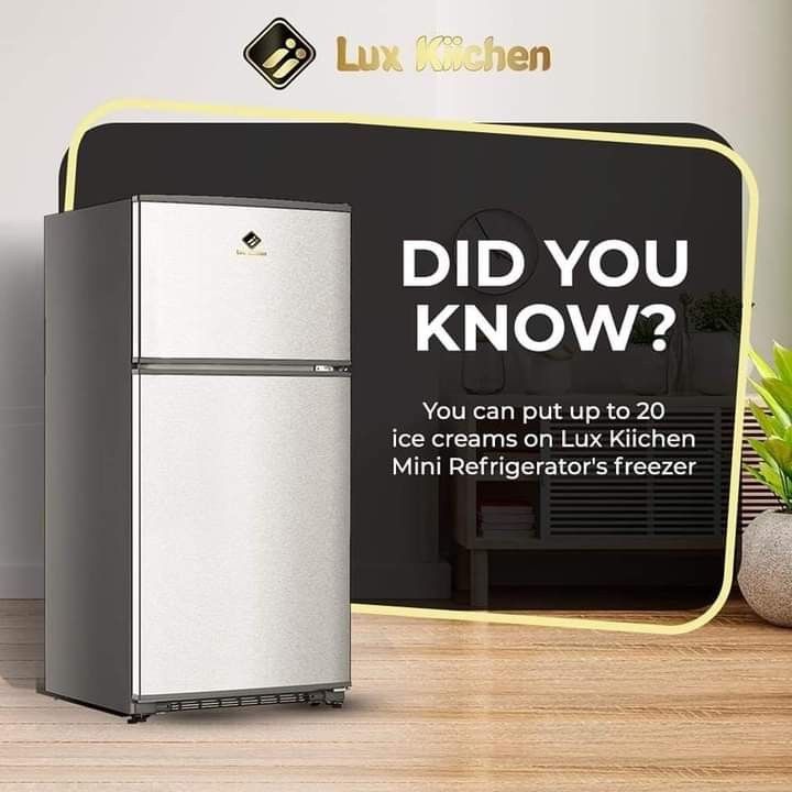 Lux Kitchen Two-Door Mini Refrigerator, TV & Home Appliances, Kitchen ...