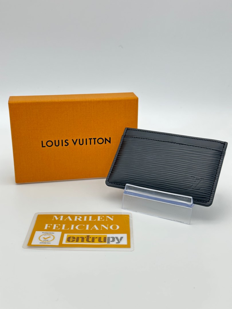 LV Epi Card Holder, Luxury, Bags & Wallets on Carousell