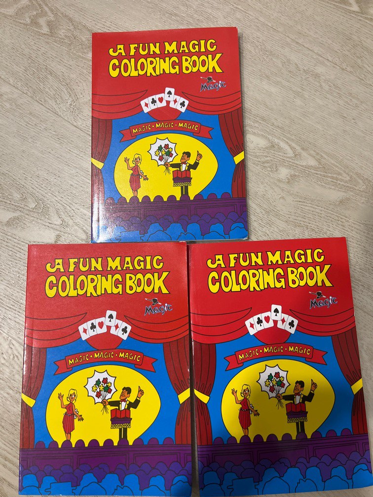 Magic colouring book (medium), Hobbies & Toys, Toys & Games on Carousell